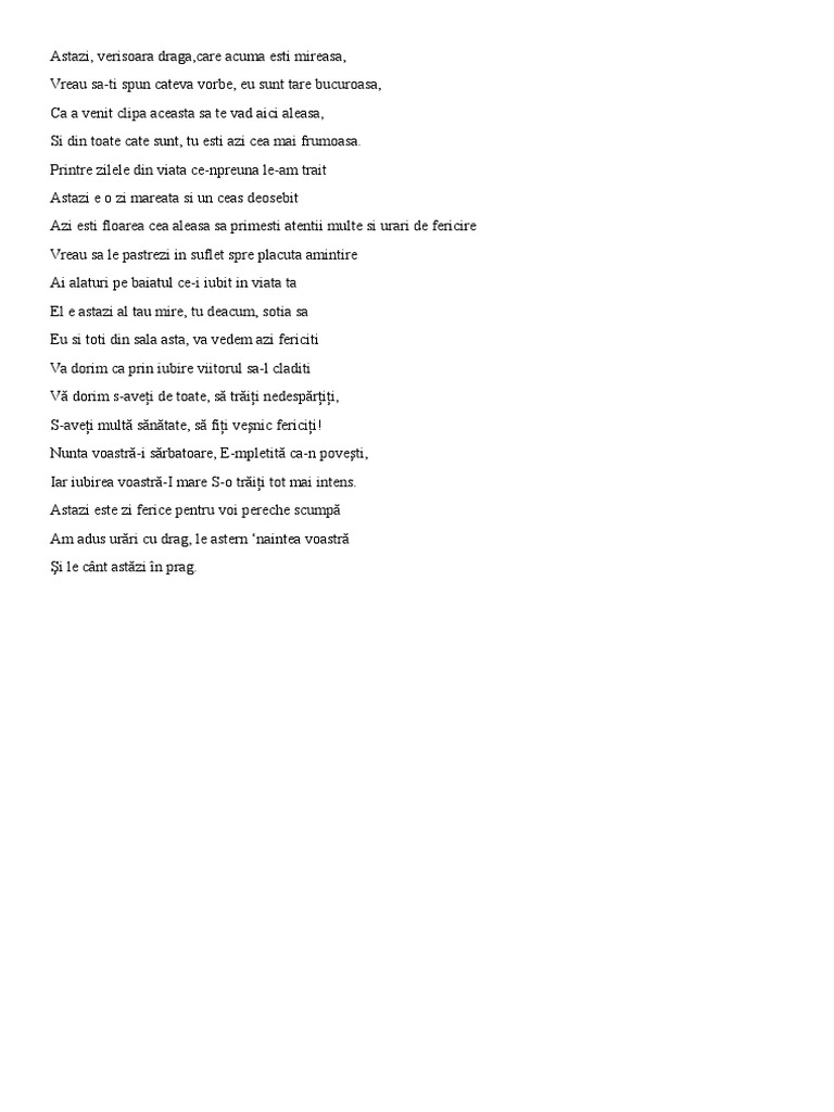 Felicitare Nunta | PDF