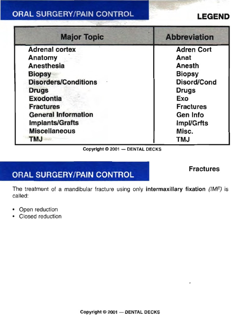Oral Surgery | PDF | Surgery | Human Anatomy