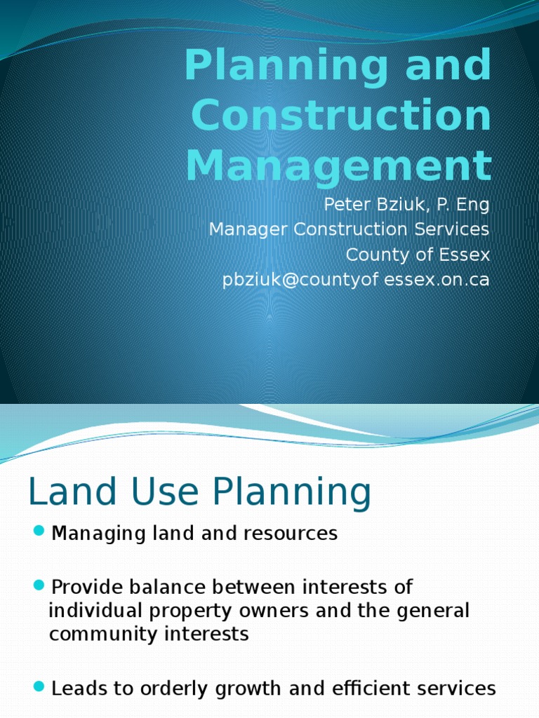 Planning and Construction Management | PDF | Zoning | Justice