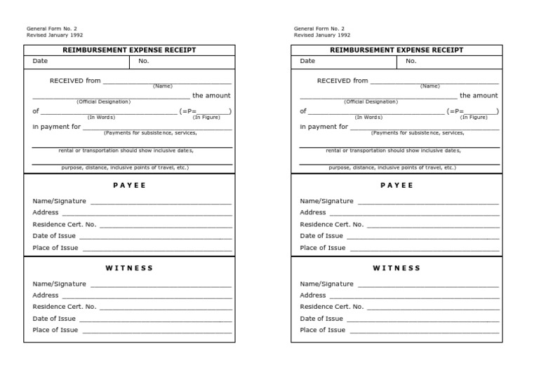 Form, Rer | PDF | Payments | Business