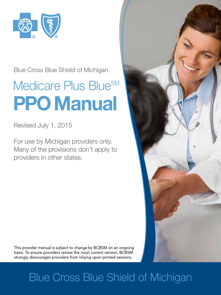 Medicare Plus Blue Ppo Manual | PDF | Medicare Part D | Medicare ...