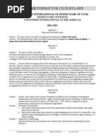Club Constitution Template: (Date Adopted) | PDF