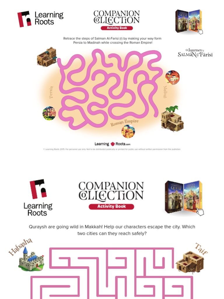 Sahaba Activity Pack | PDF | Medieval Muslims | Sahabah