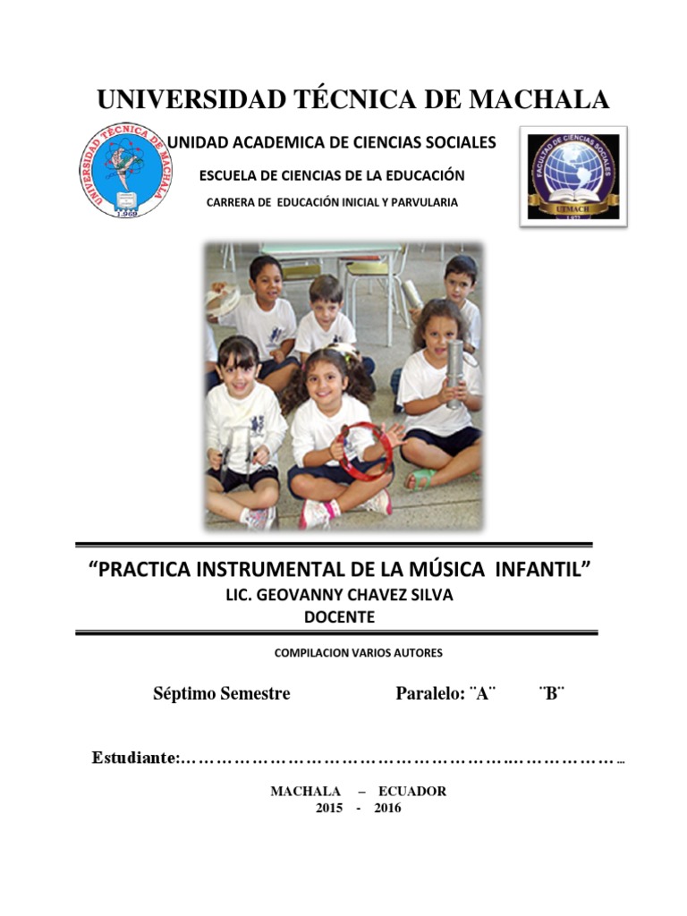 Práctica Instrumental Infantil | PDF | Ritmo | Instrumentos musicales