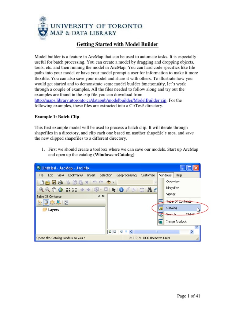 Getting Started With Model Builder: Example 1: Batch Clip | PDF ... Getting Started With Model Builder: Example 1: Batch Clip | PDF ...
