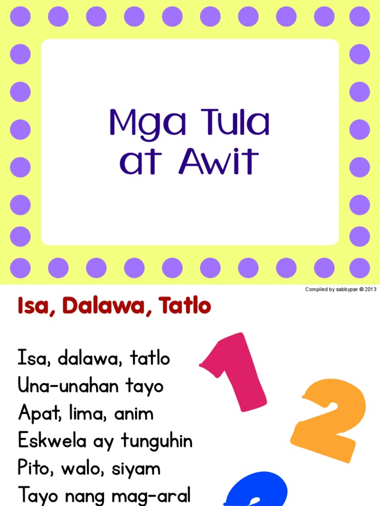 Mga Tula at Awit | PDF