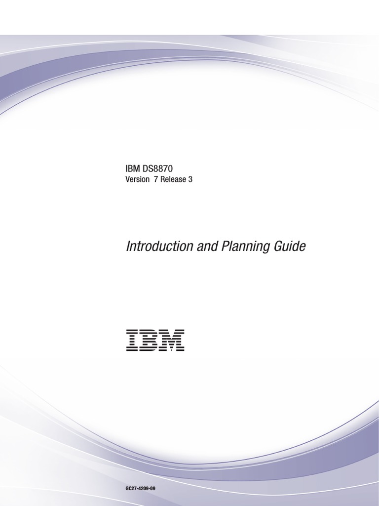 Introduction and Planning Guide: IBM DS8870 | PDF | Flash Memory | Areas Of Computer Science