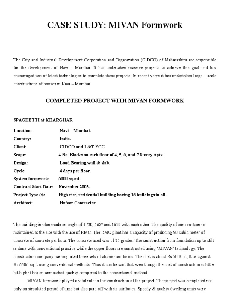 Case Study | PDF | Engineering | Economic Sectors