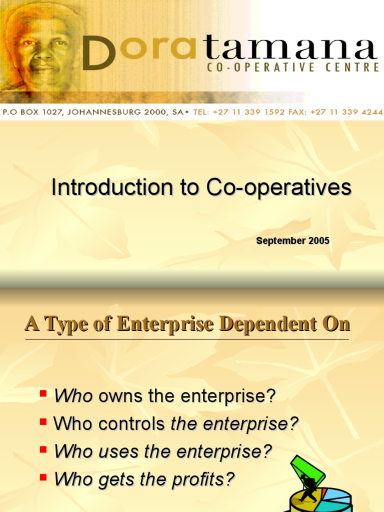 Introduction to Cooperative Management | PDF | Cooperative | Business
