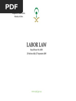 New Saudi Labor Law - English (Official Translation) | PDF | Finance & Money Management | Law