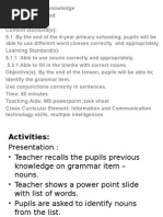 Contoh JSU Ujian Bahasa Inggeris UPSR Pemahaman 2016 | PDF | Question | Syntax