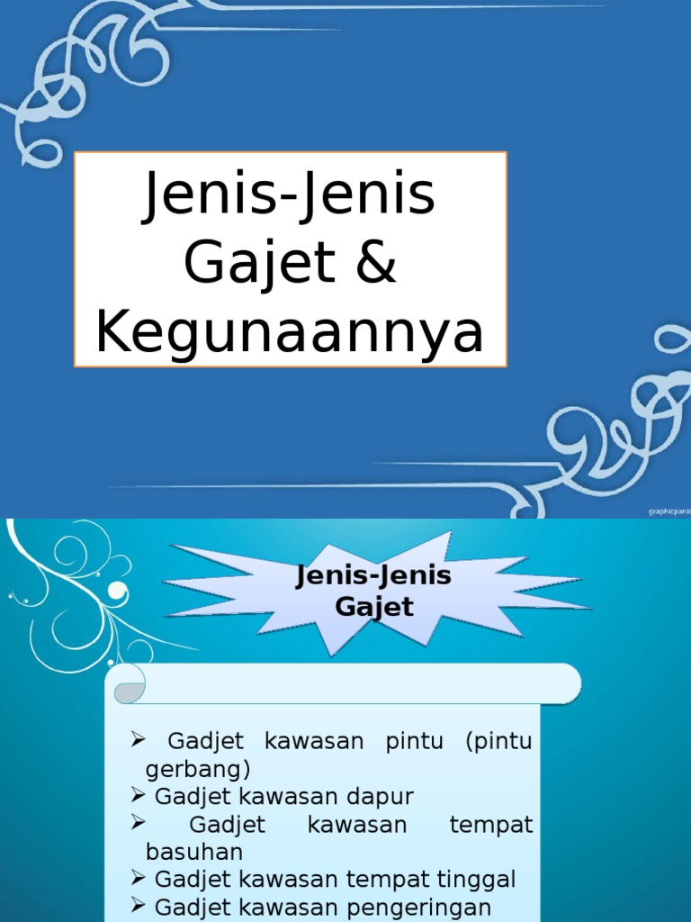 Jenis Jenis Gajet Kegunaannya | PDF