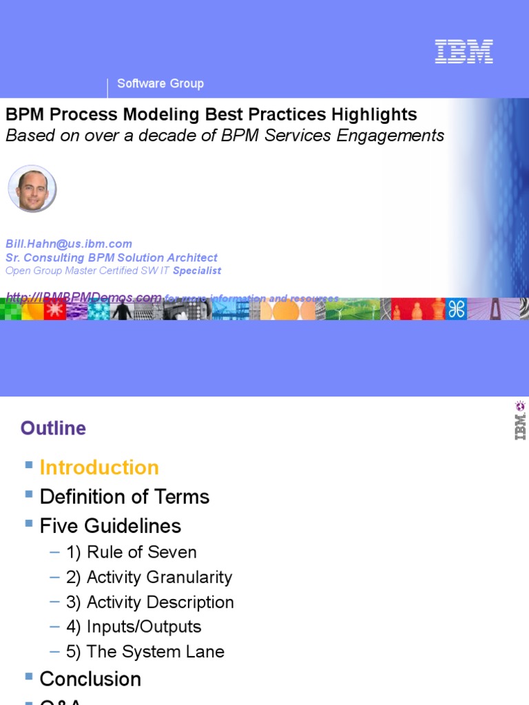IBM BPM Best Practices - Process Modeling 5 Golden Rules - BH | PDF ...
