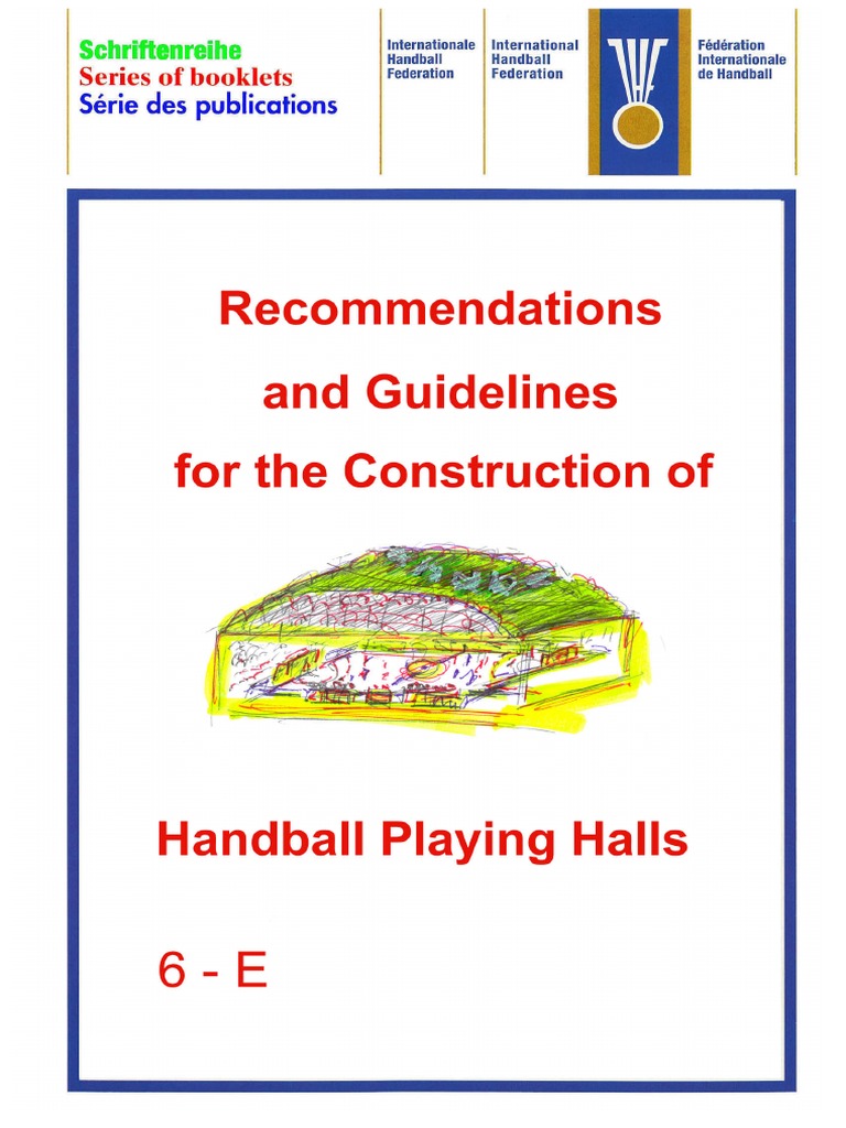 Handball Court Dimensions and Guidelines | PDF | Referee | Humidity
