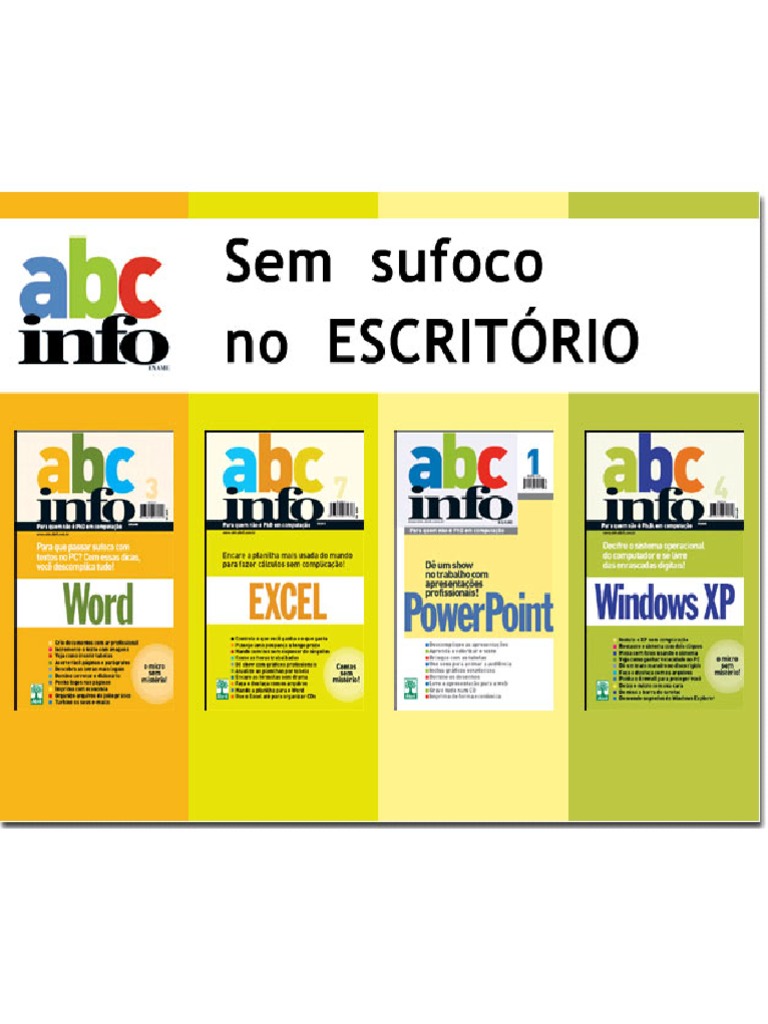 (Revista) - Info Exame Colecao 20abc Do Excel PDF | PDF | Planilha ...