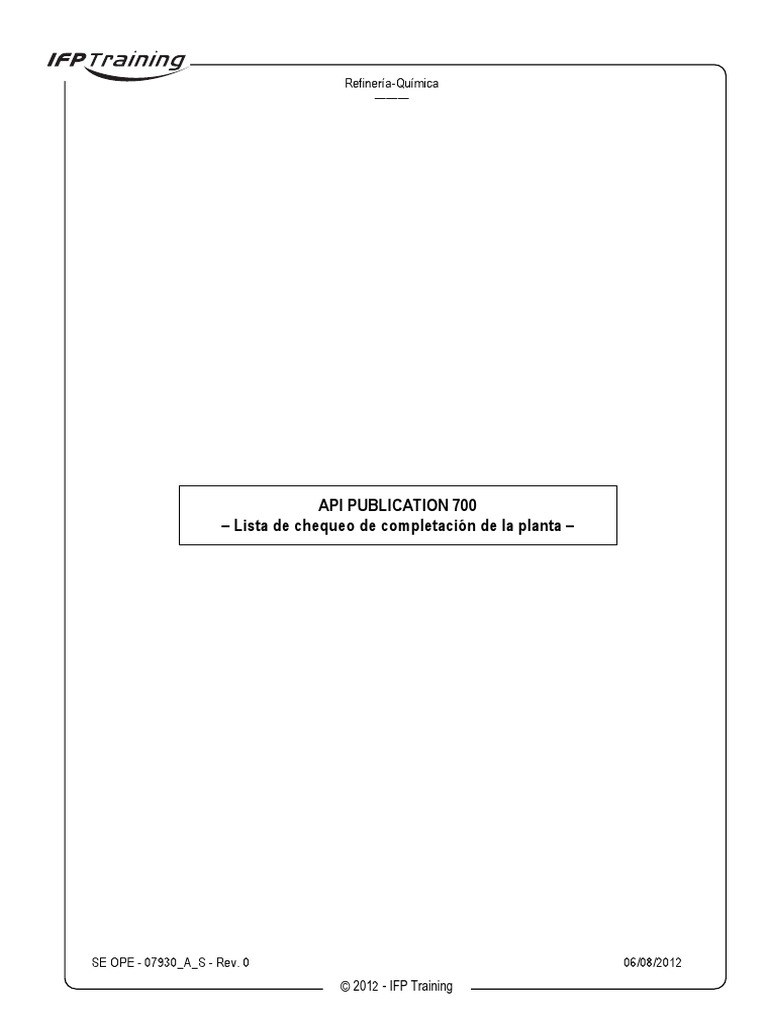 265 - Api 700 | PDF | Business