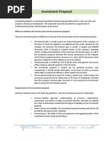 Investment Proposal Template Guide | PDF | Venture Capital | Corporate ...