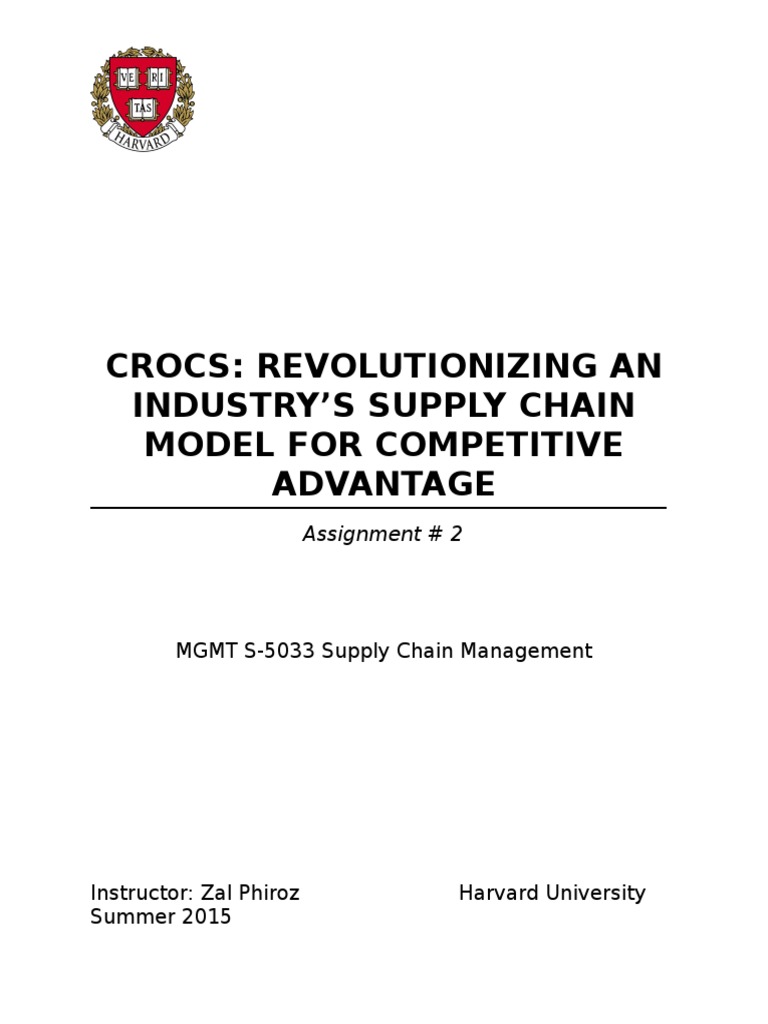 Crocs' Supply Chain Evolution Insights | PDF | Supply Chain | Retail