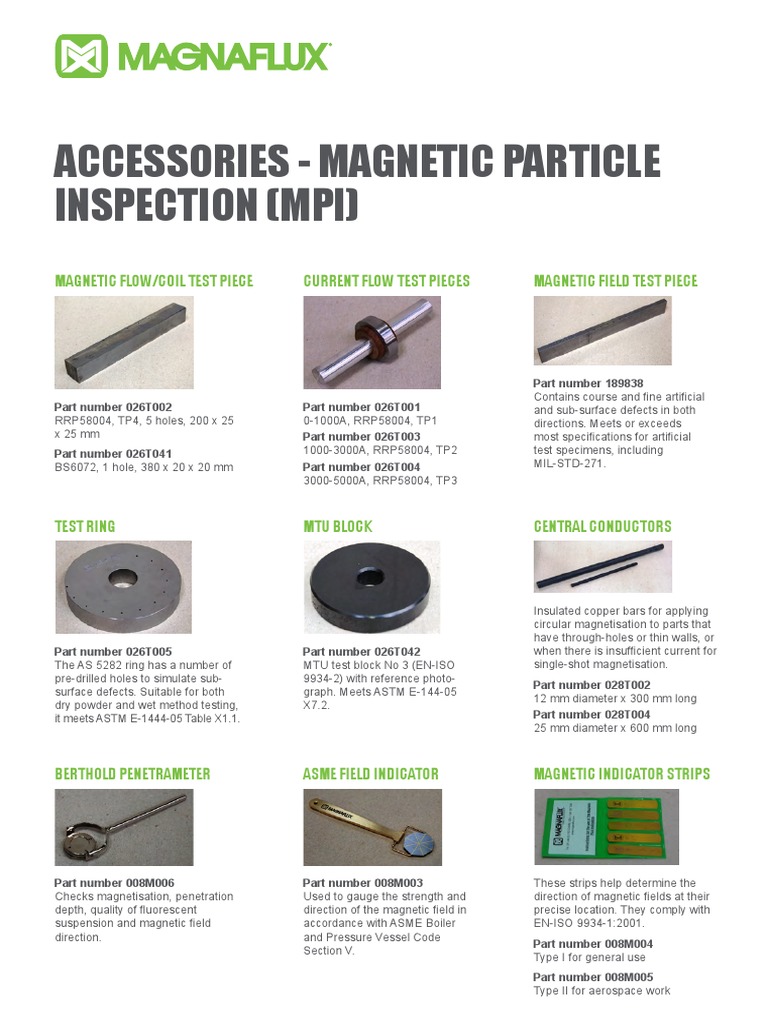 Accessories For Magnetic Particle Inspection Brochure - Jan 15 ...
