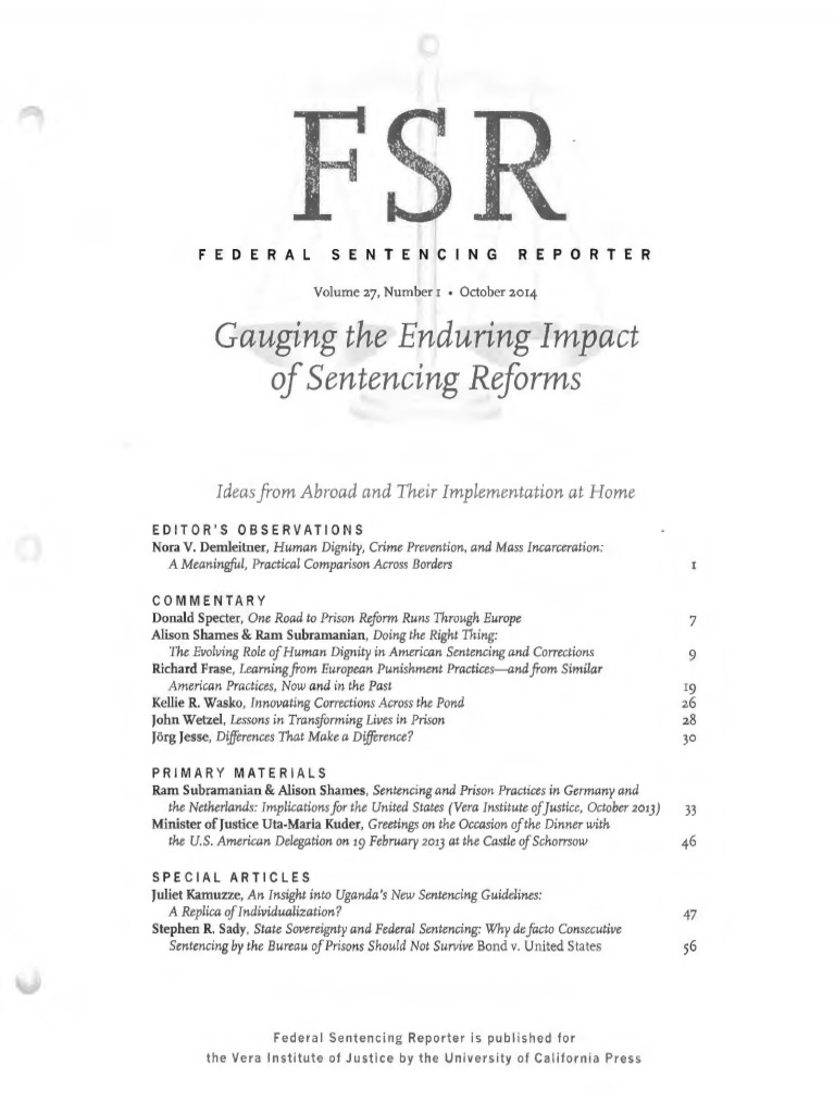 Steve Sady State Sovereignty and Federal Sentencing Why de Facto ...