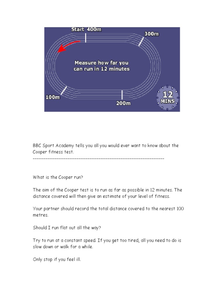 12 Min Cooper Test | Physical Fitness | Sports