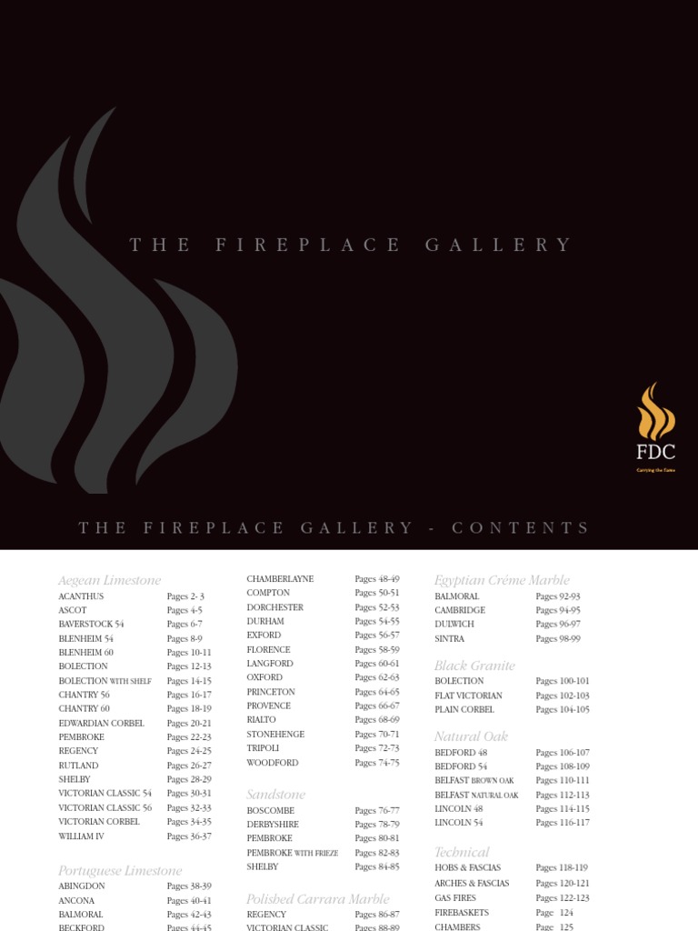 The Fireplace Gallery by FDC - Firecrest Stoves | PDF | Rock (Geology ...
