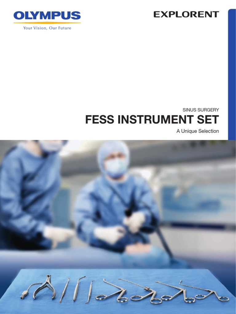 FESS Instrument Set for Sinus Surgery | PDF | Human Nose | Human Head And Neck