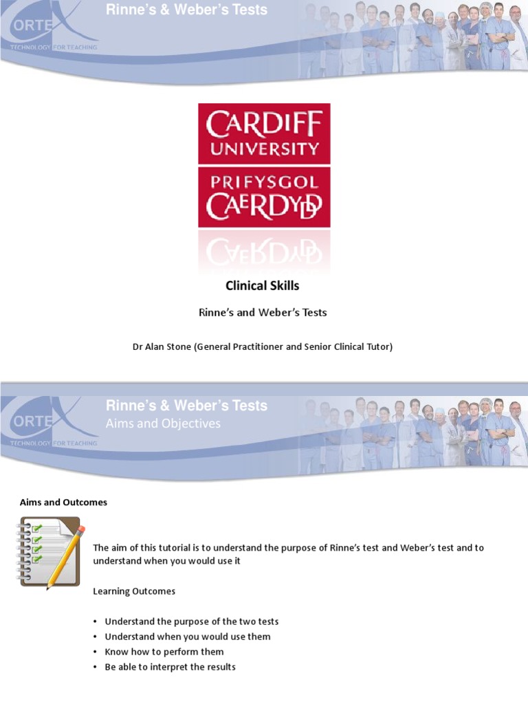 Rinnes and Webers | Ear | Hearing Loss