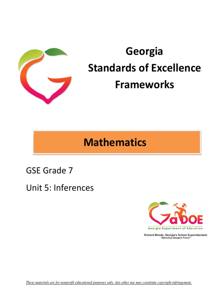 7th Math Unit 5 | PDF | Survey Methodology | Statistical Inference