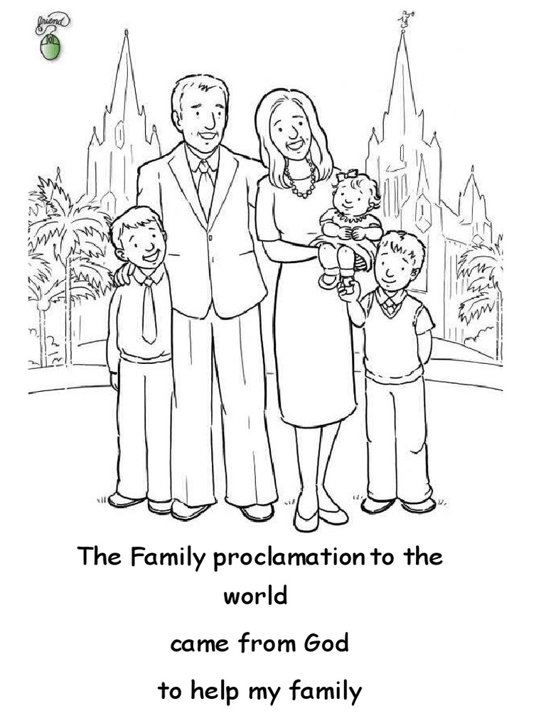 The Family Proclamation To The World | PDF | Latter Day Saint Movement ...