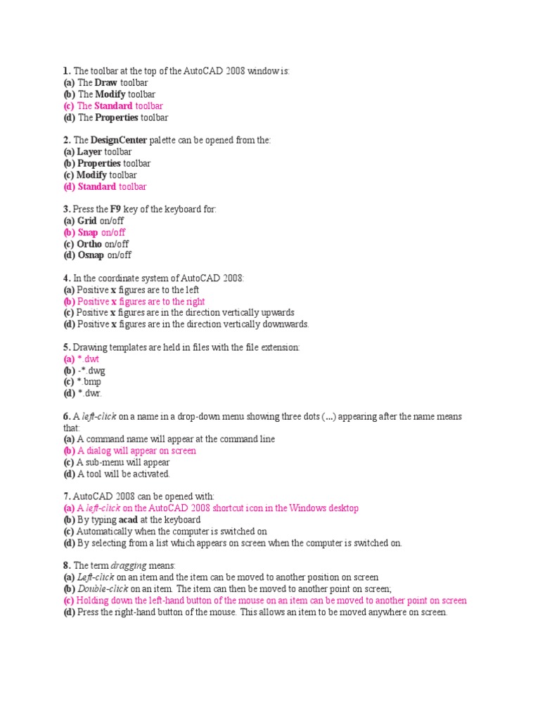 Autocad | PDF | Auto Cad | Software