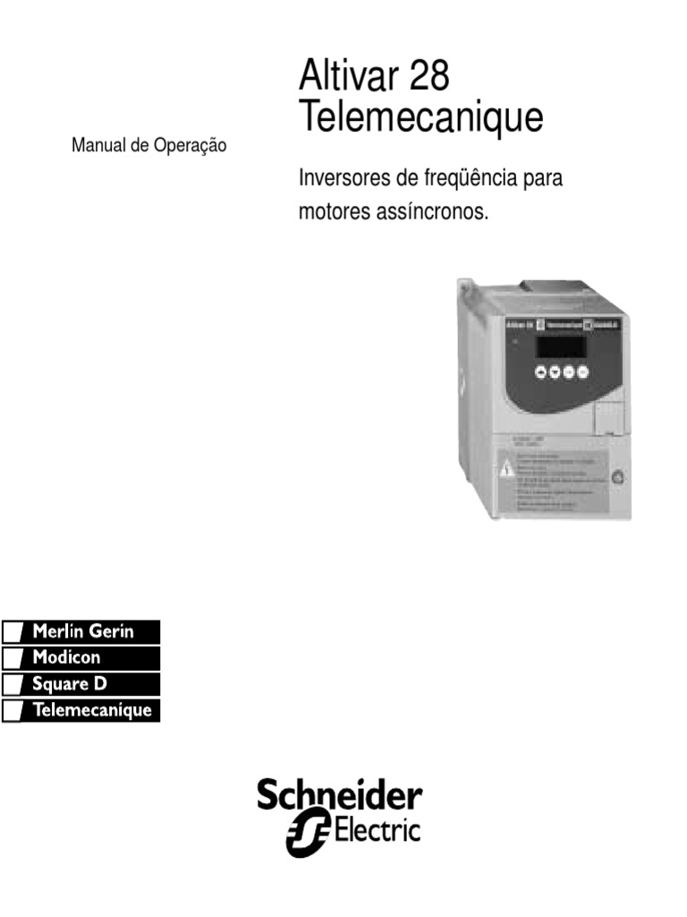 Manual do Inversor Altivar 28 Telemecanique | PDF | Relé | Motores
