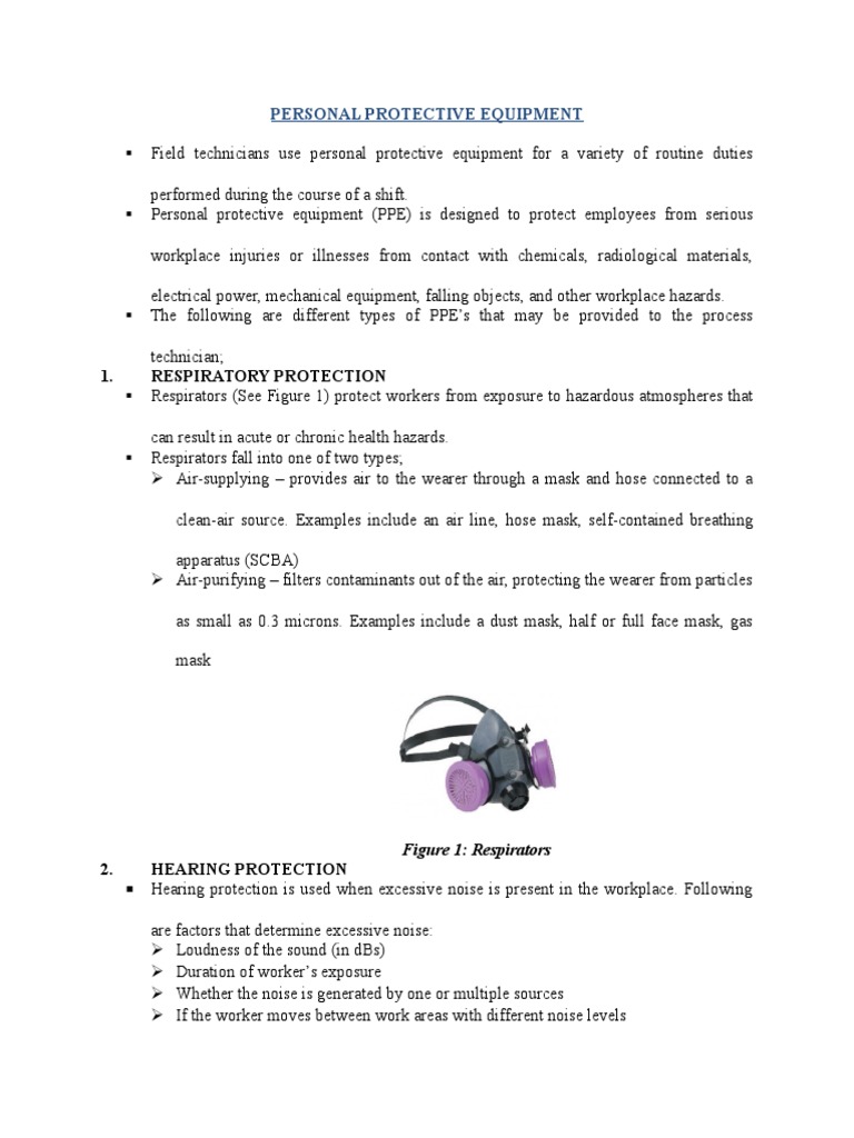 Personal Protective Equipment | PDF | Personal Protective Equipment ...