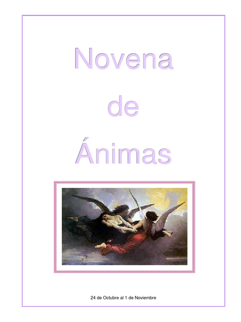 Novena de Animas | PDF | Purgatorio | Infierno