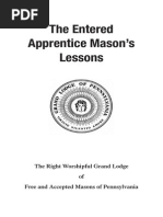 Entered Apprentice Study Guide | PDF | Freemasonry | Masonic Lodge