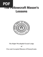 Fellowcraft Degree | PDF