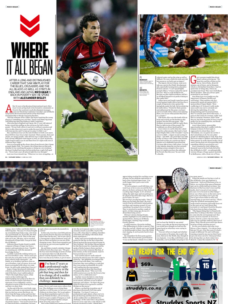 Rico Gear - Where It All Began | Download Free PDF | South Africa ...