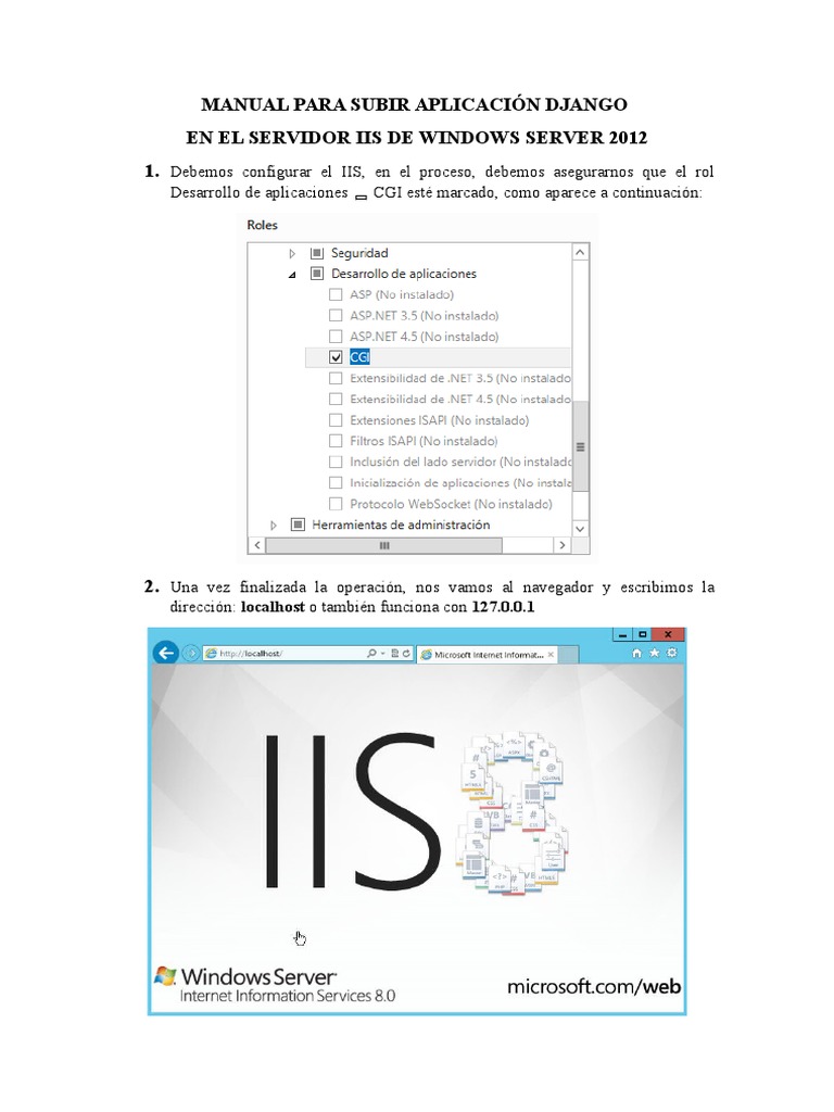 Guía paso a paso para desplegar una aplicación Django en el servidor IIS de Windows Server 2012 ...