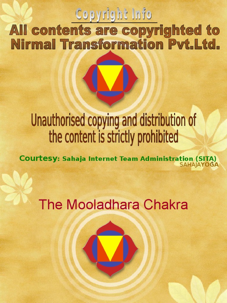 01 Mooladhara | Download Free PDF | Chakra | Mind–Body Interventions