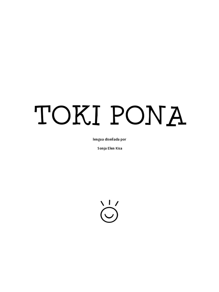 TOKI PONA Castellano | PDF | Lingüística | Sintaxis