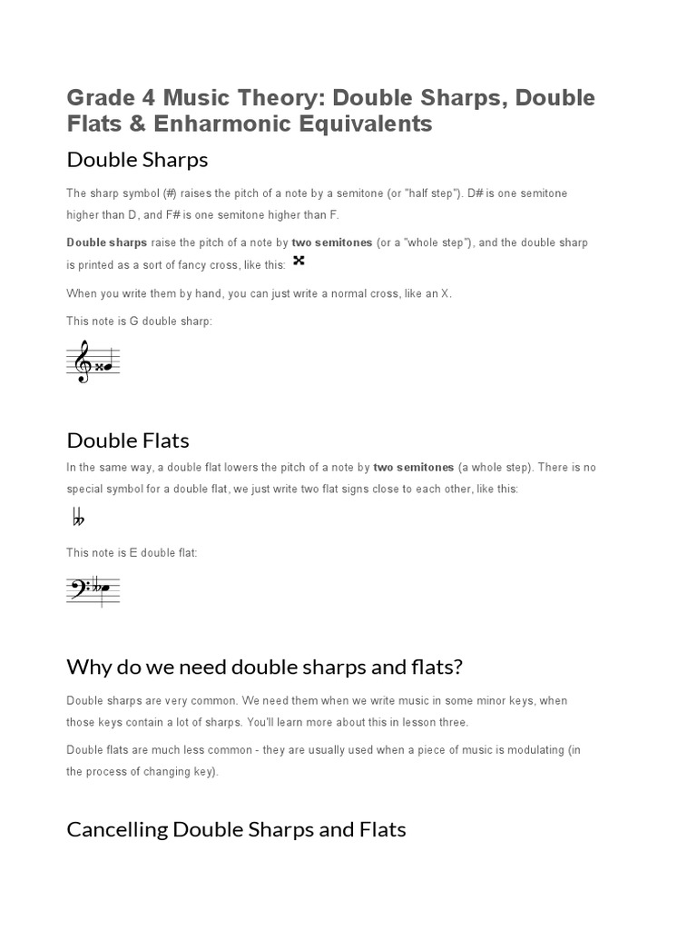 Grade 4 | PDF | Scale (Music) | Interval (Music)