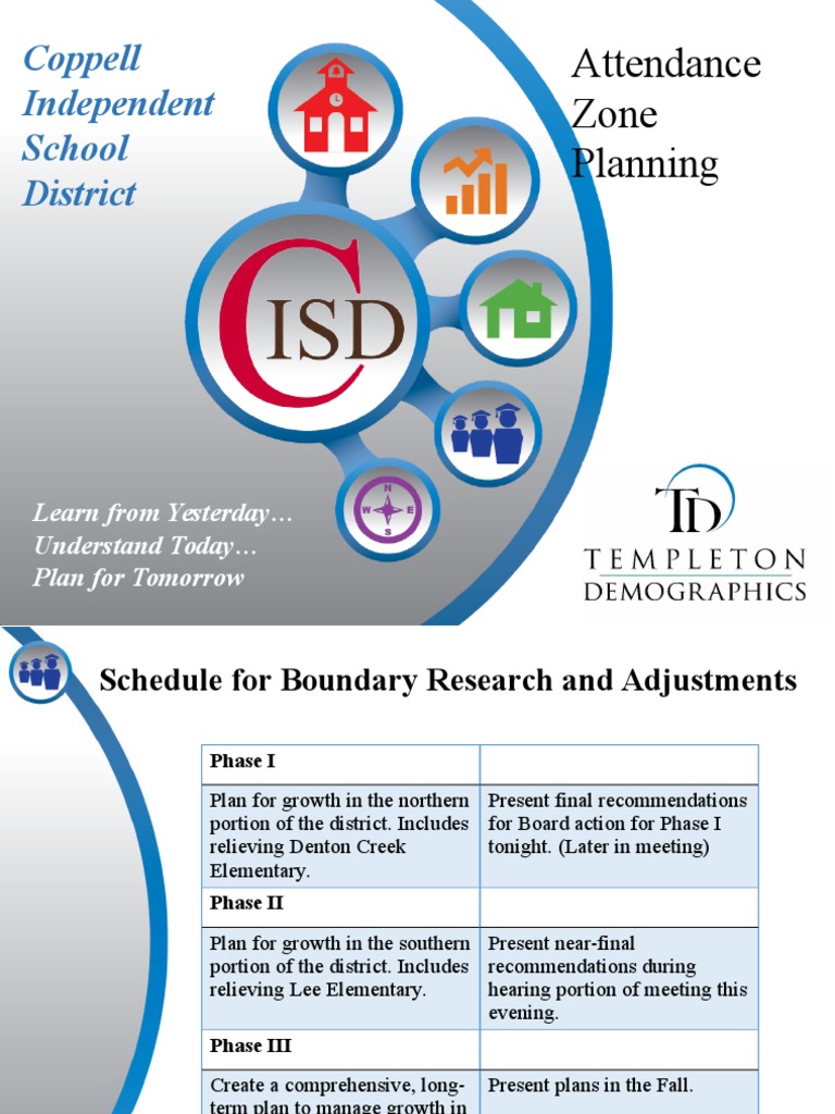 Attendance Zone Planning: Coppell Independent School District | PDF ...