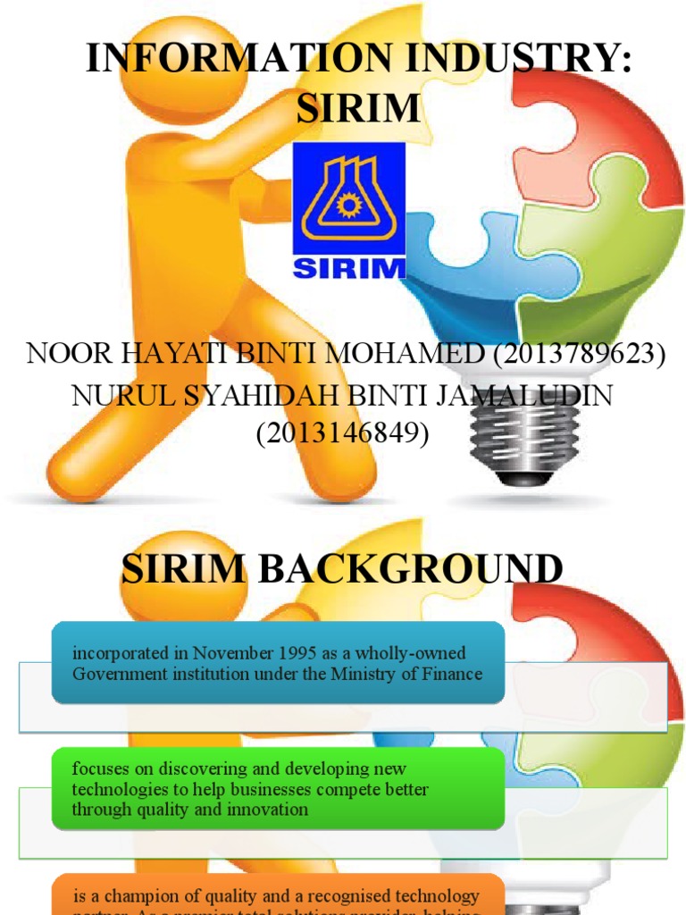 SIRIM: Information Industry | PDF | Life Cycle Assessment | Innovation