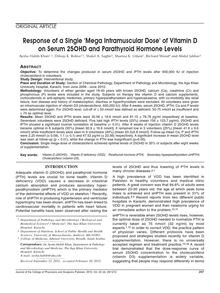 Vit D3 Pdf Vitamin D Clinical Medicine