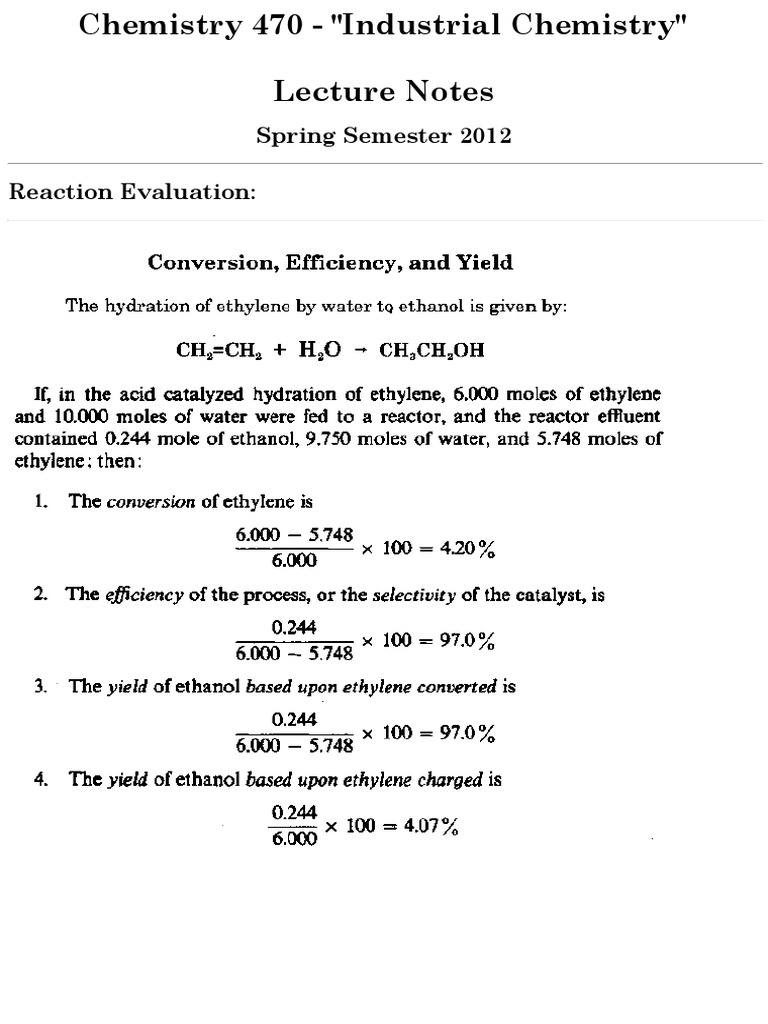 Reaction Evaluation 1 | PDF