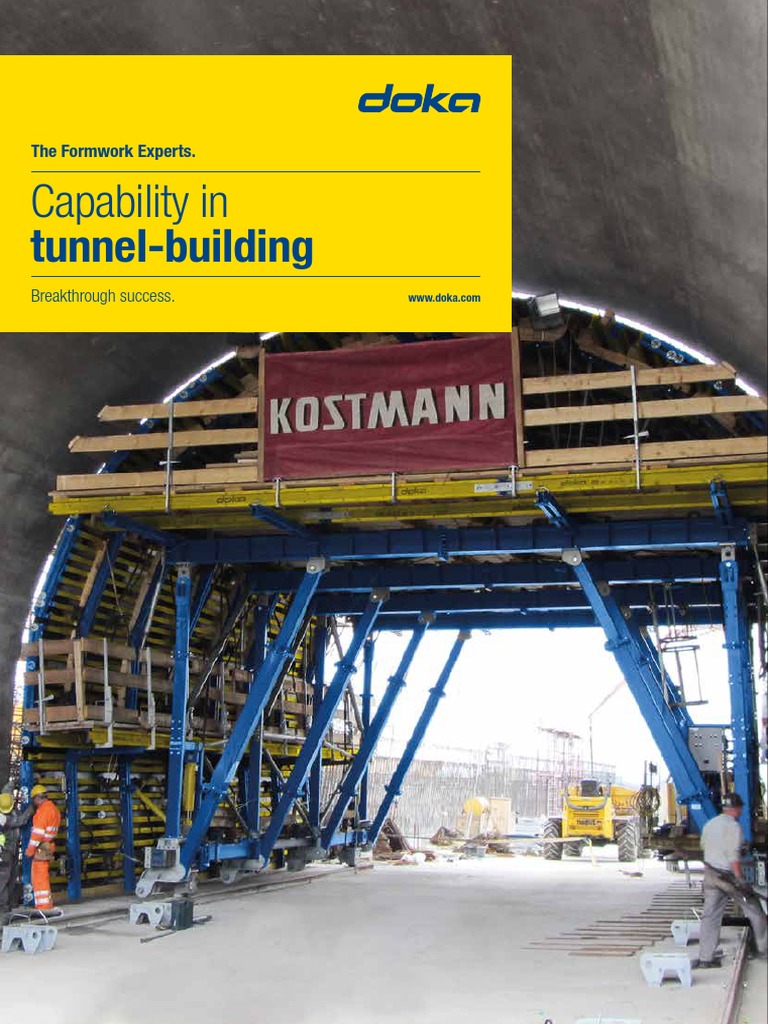 Doka Tunnel Formwork Systems 2009-02 en | PDF | Tunnel | Economic Sectors