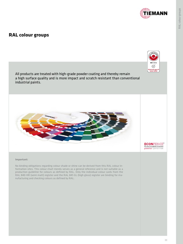 RAL Colour Groups PDF | PDF | Blue | Yellow