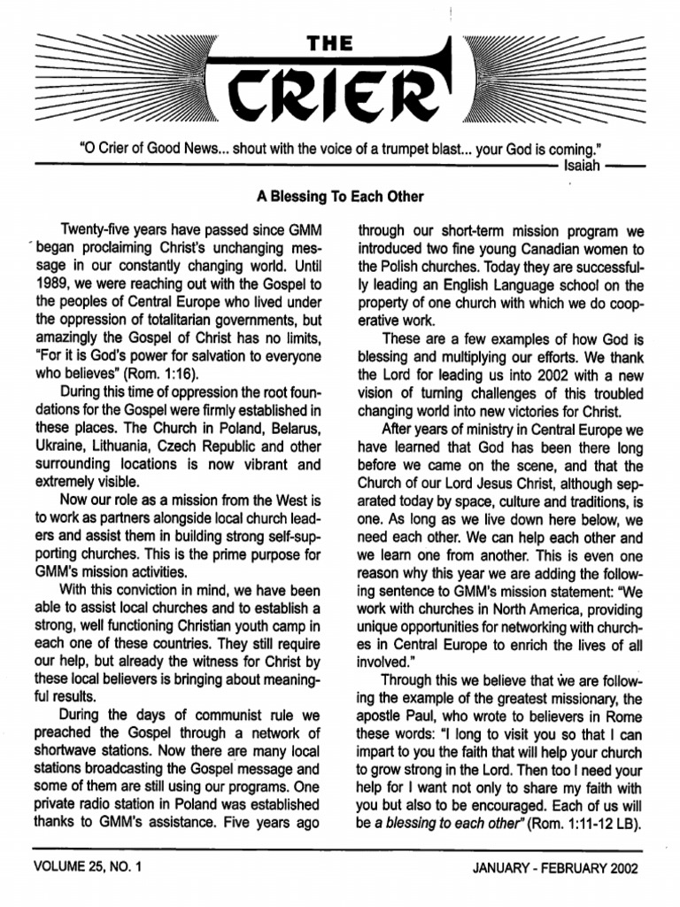 Bajenski George Vera 2002 Poland | PDF | Baptism | The Gospel