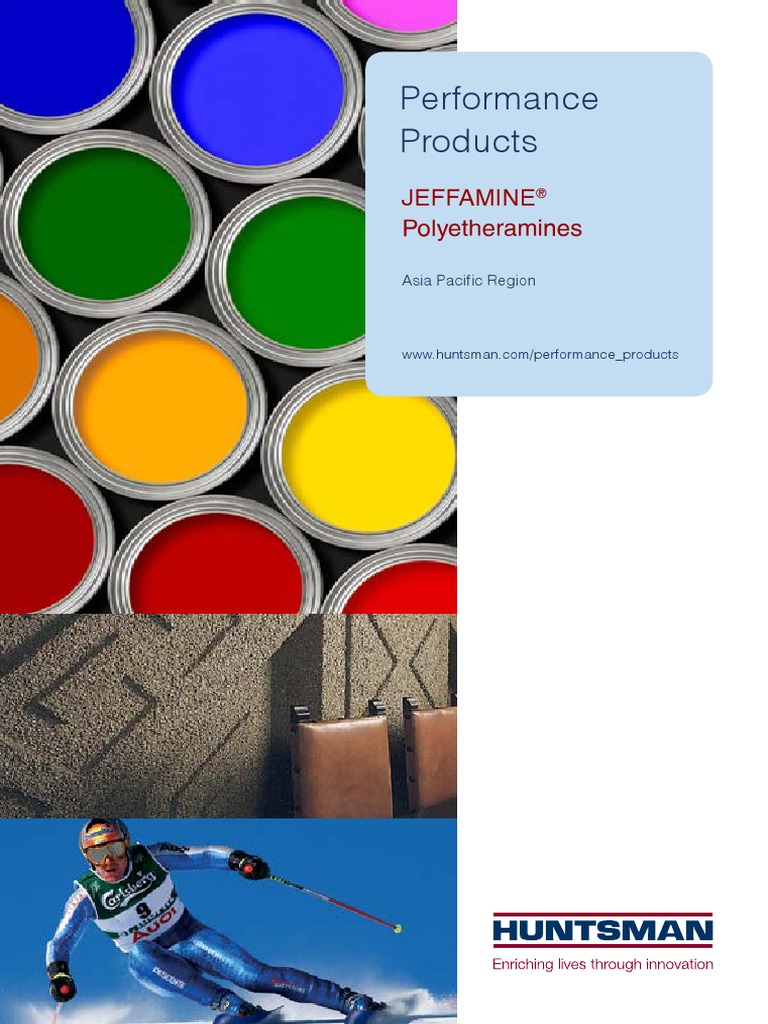JEFFAMINE® Polyetheramines Brochure | PDF | Epoxy | Polyethylene Glycol