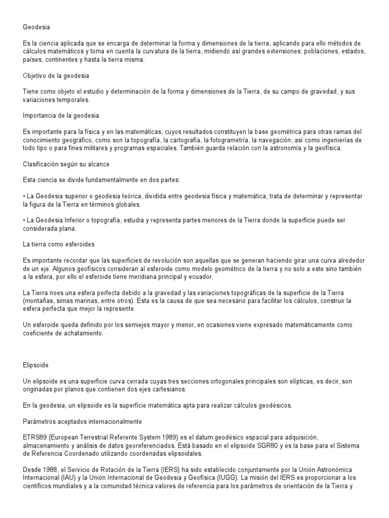 Geode Sia | PDF | Geodesia | Topografía